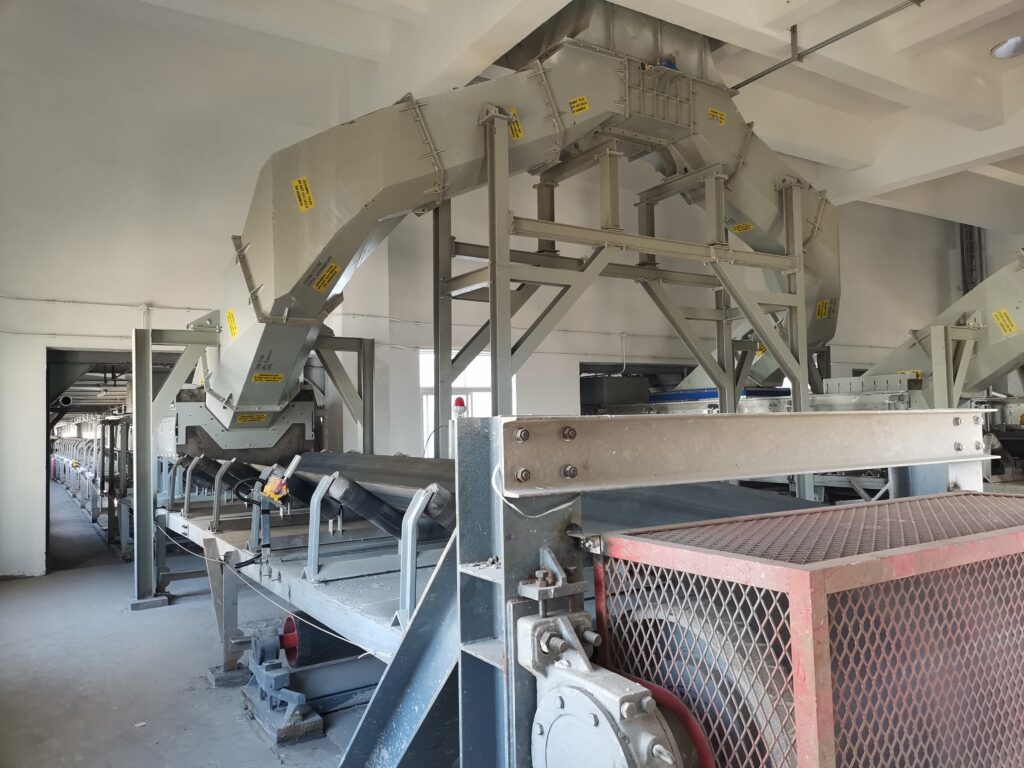 bulk material handling equipment including transfer chutes, silo etc.